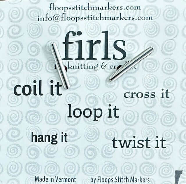 Floops Firls Flexible Stitch Markers (set of 6)
